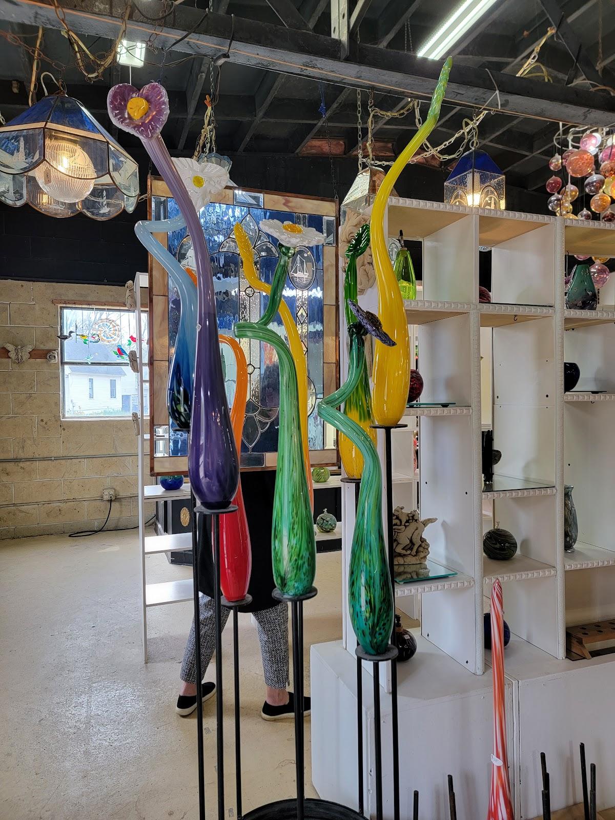 Jordan Valley Glassworks glass blowing