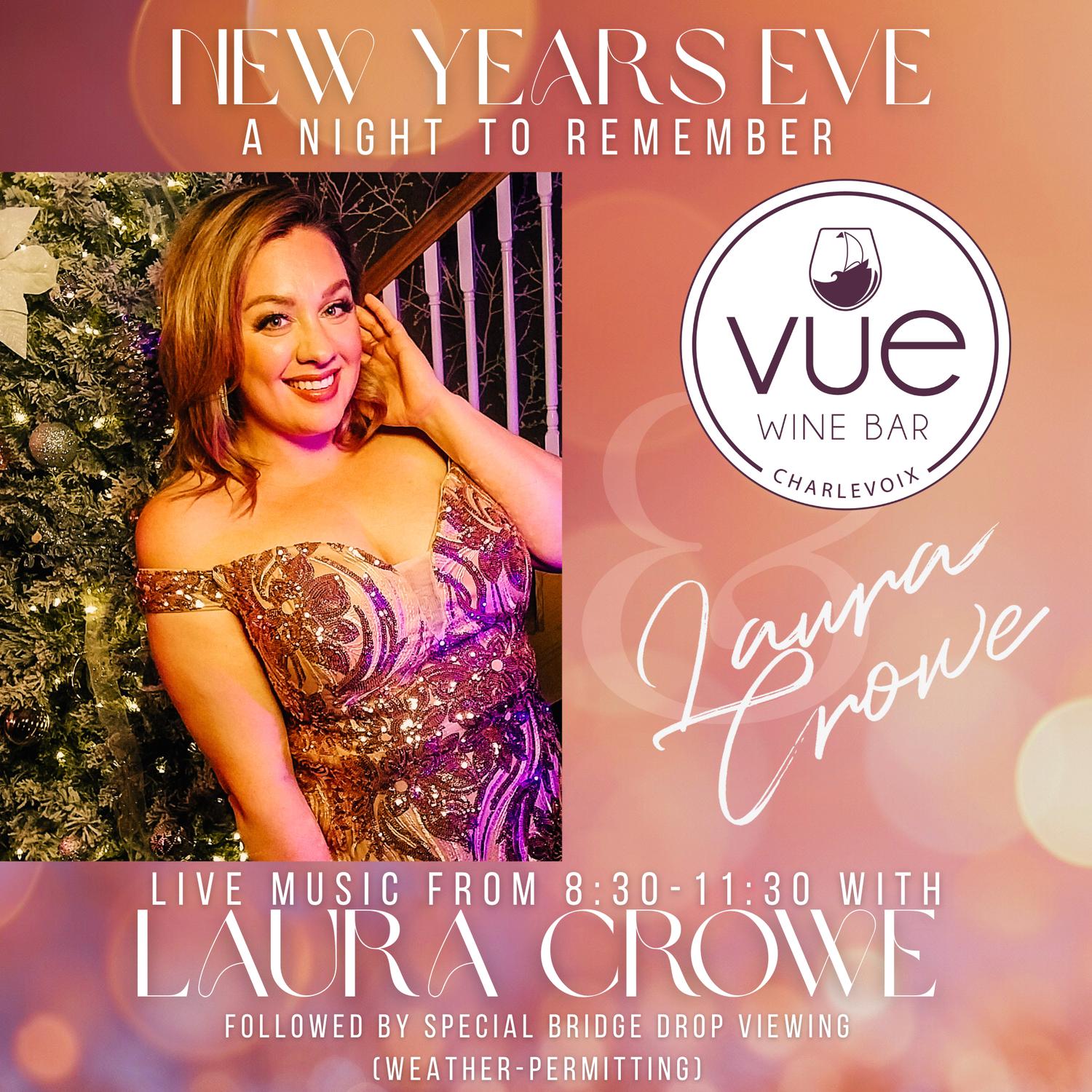 VUE New Year's Eve Party w/Jazz Singer Laura Crowe