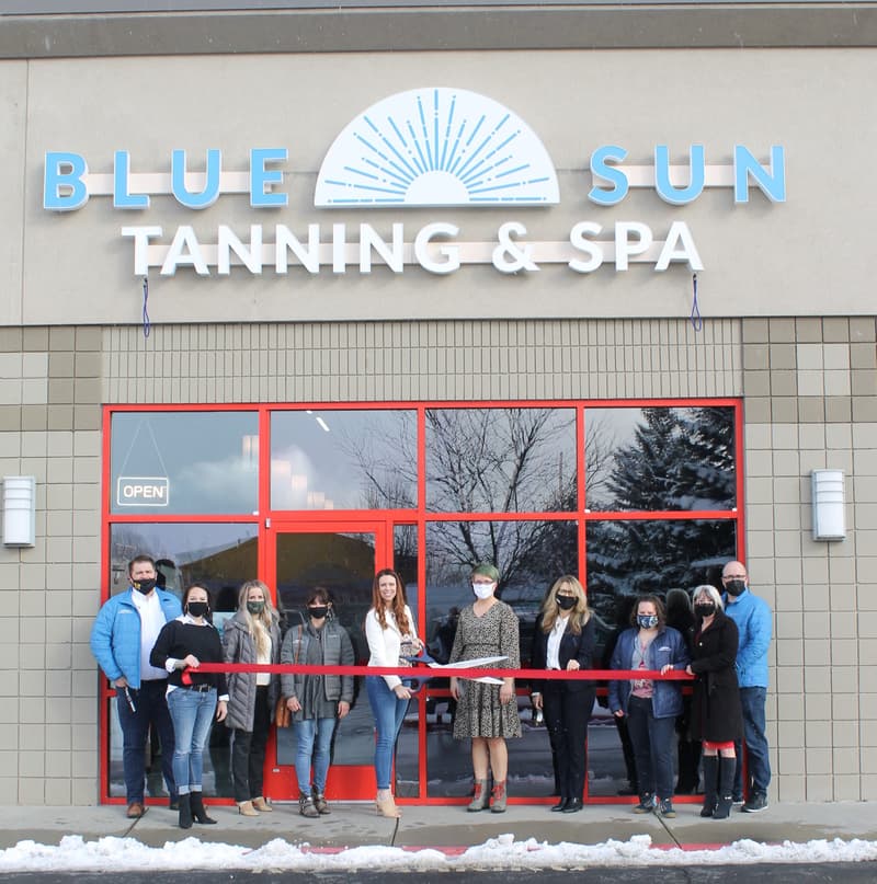 Blue Sun Tanning & Spa Ribbon Cutting - Heber Valley, Utah