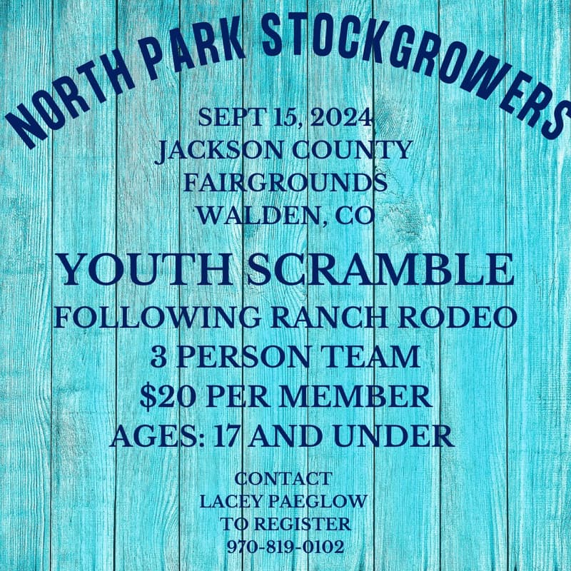 North Park Stockgrowers Youth Scramble 2024